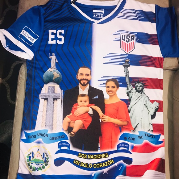 Other | Nayib Bukele Short Sleeve Jersey Nayib Bukele Familysize M ...